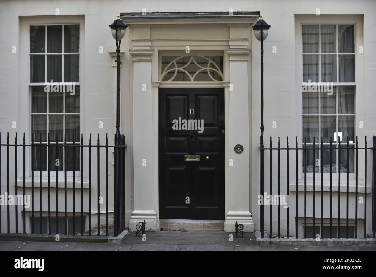 10 Downing Street is pictured on October 29, 2018 in London, UK. (Photo ...