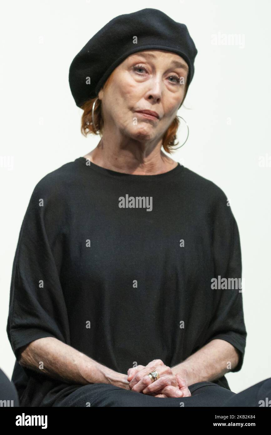 the actress Veronica Forque poses during the presentation of LOS ...