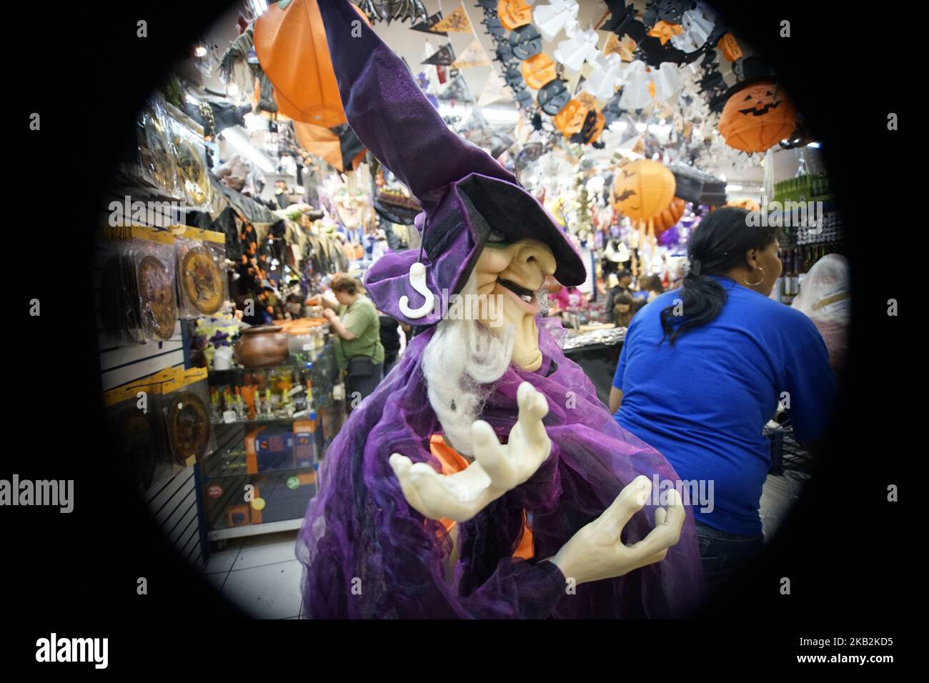 Consumers crowd the costume shops in the central region on the ...