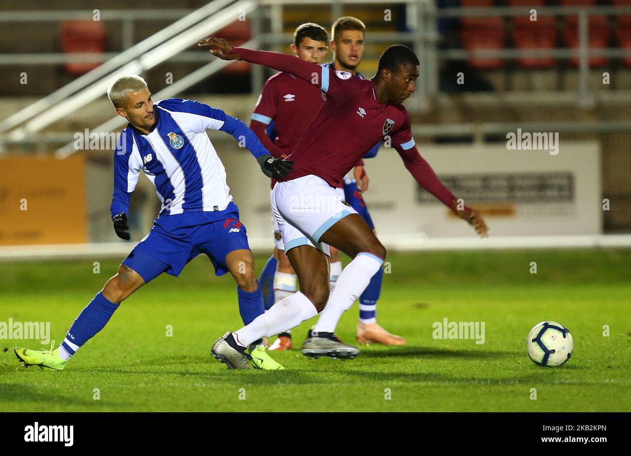 Sean Adarkwa of West Ham United during Premier League International Cup ...