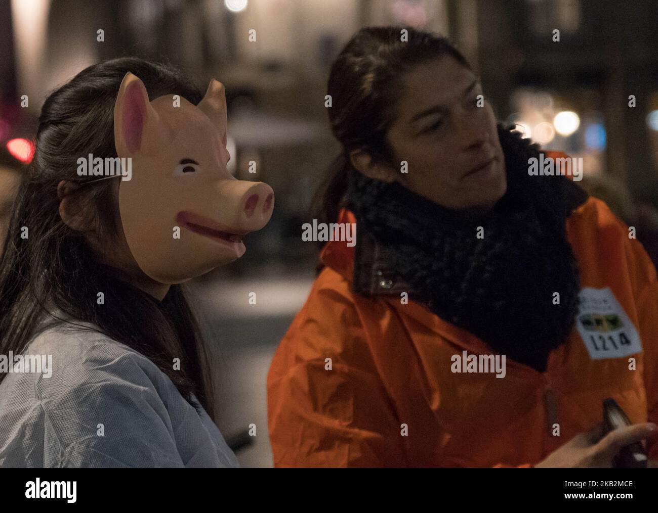 On Wednesday, October 31, about twenty members of the association L214 ...