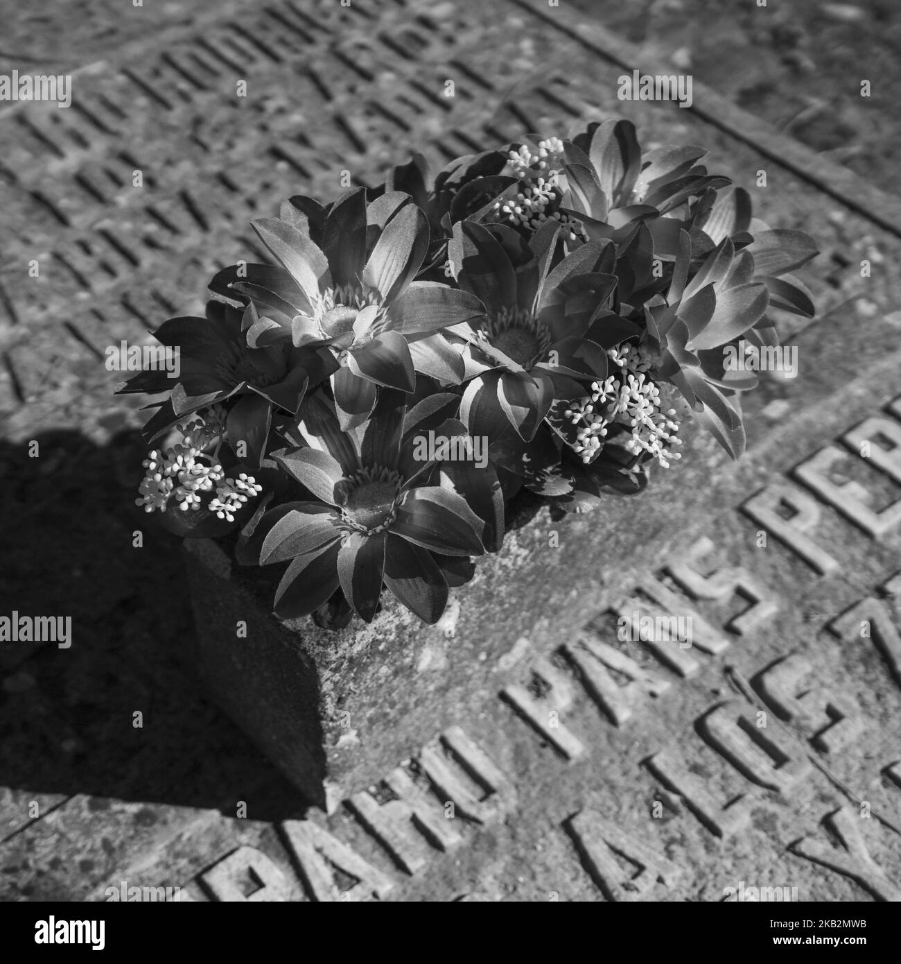 Almudena cemetery madrid Black and White Stock Photos & Images - Alamy