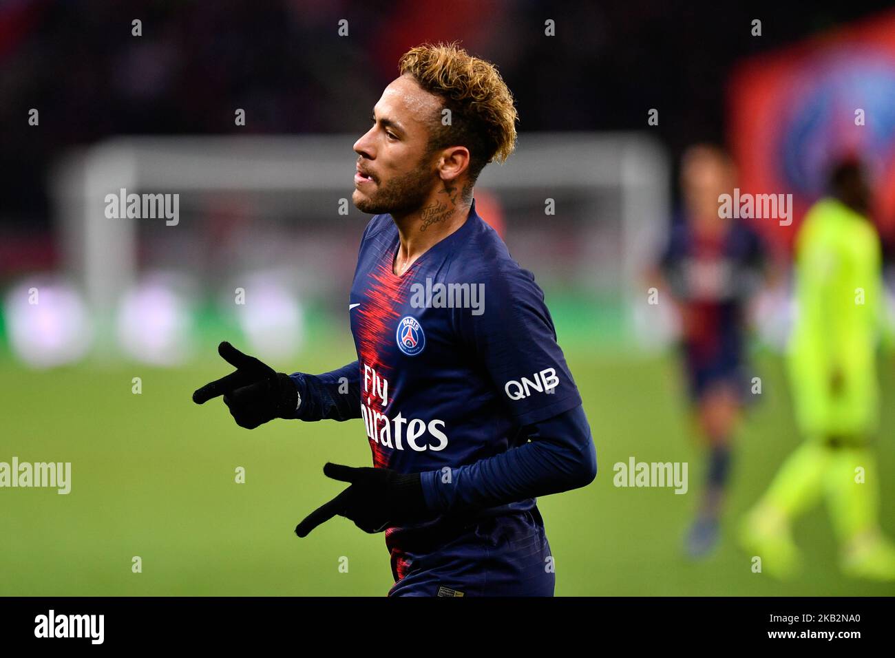 Neymar Jr #10 during the french Ligue 1 match between Paris Saint ...