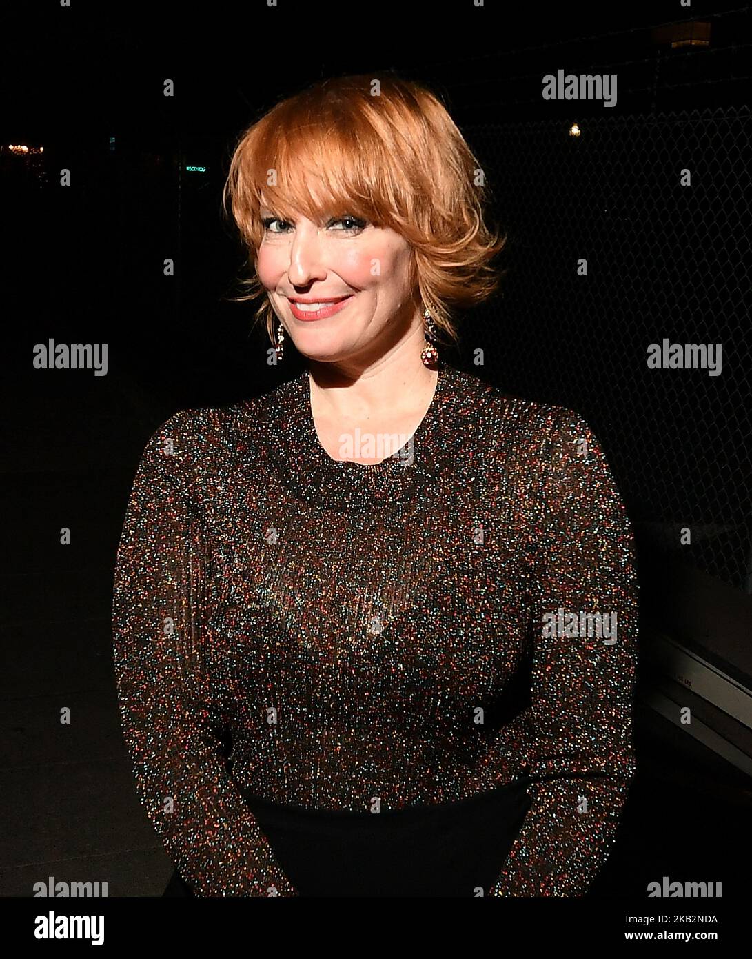 Napa, California. November 02, 2022, Leigh Nash poses backstage on Day 2 of Live In The Vineyard ...