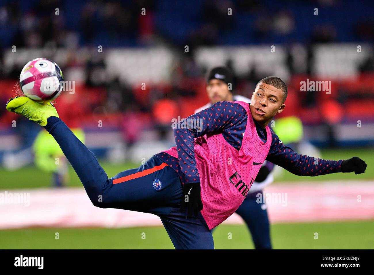 Killian Mbappe #7 during the french Ligue 1 match between Paris Saint ...