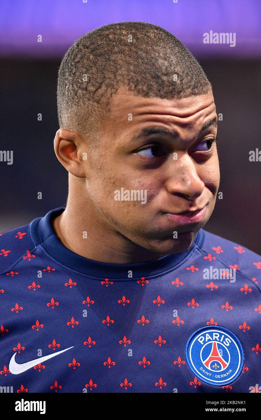 Killian Mbappe #7 during the french Ligue 1 match between Paris Saint ...