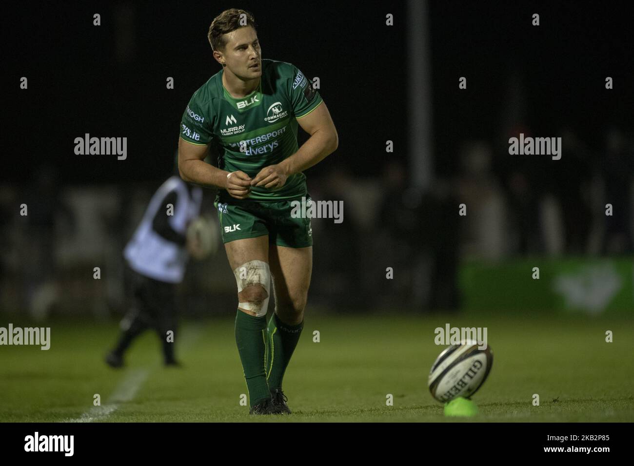 David Horwitz of Connacht kicks a conversion during the Guinness PRO14 ...