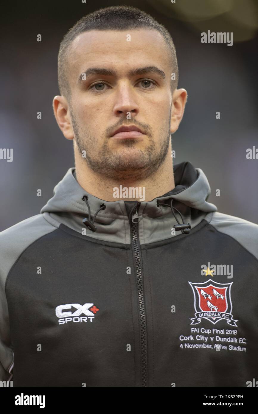 Michael Duffy of Dundalk during the Irish Daily Mail FAI Cup Final ...
