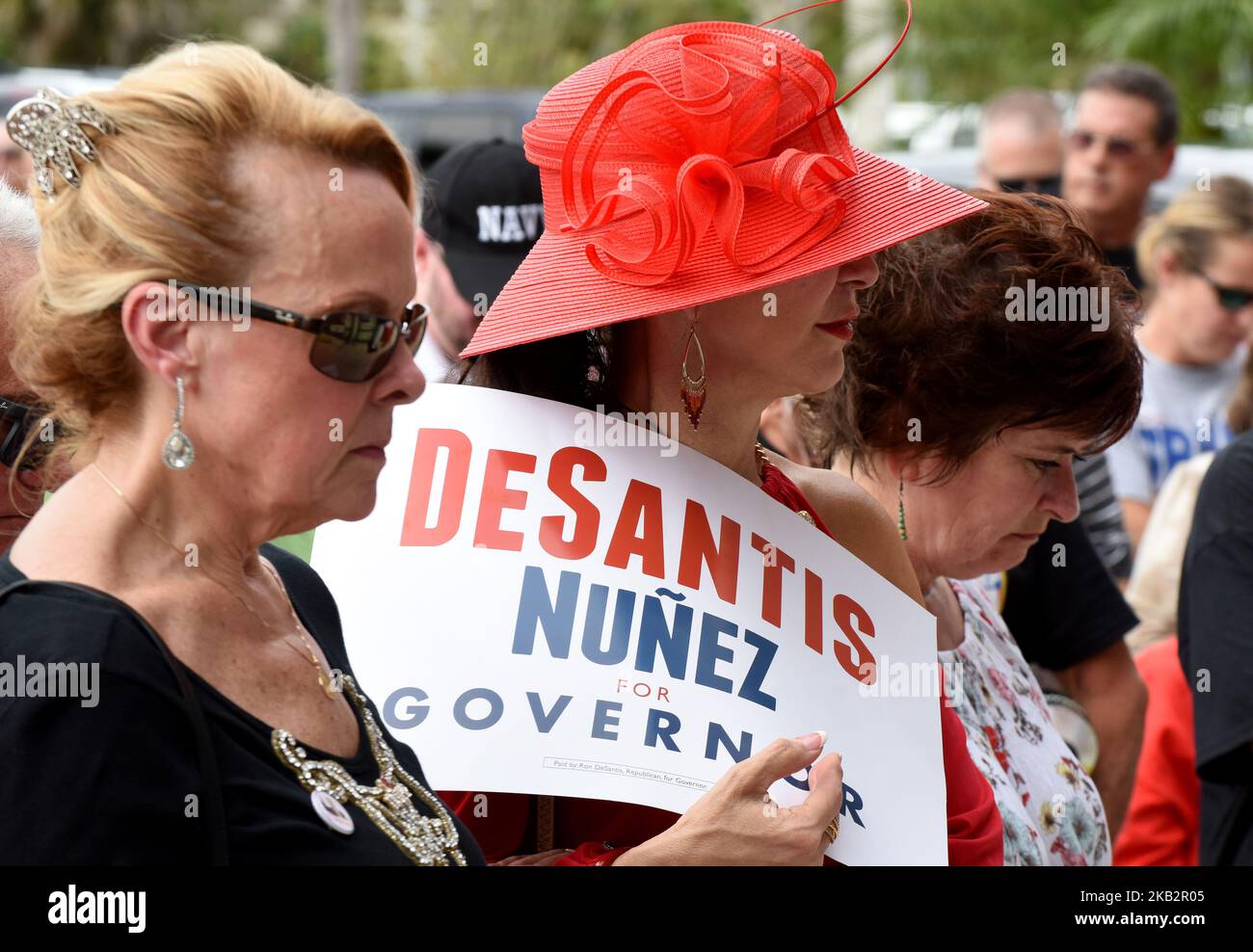 South Daytona Beach, Florida, United States - Supporters of Florida GOP ...