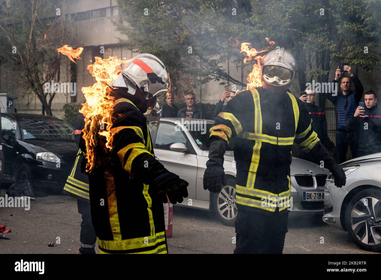 Firefighter Carrying Someone