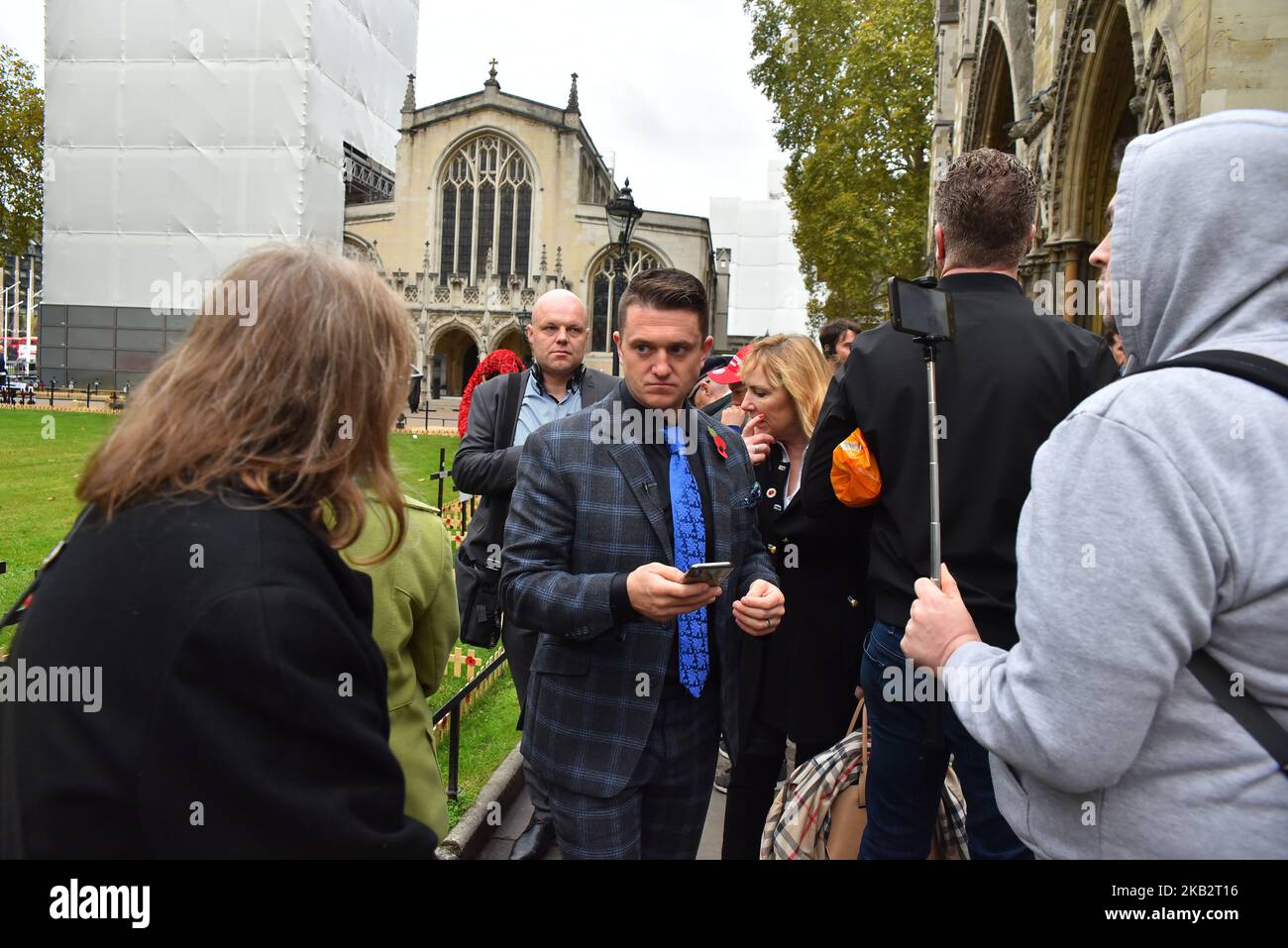 Far-right figurehead Tommy Robinson, real name Stephen Yaxley-Lennon is ...