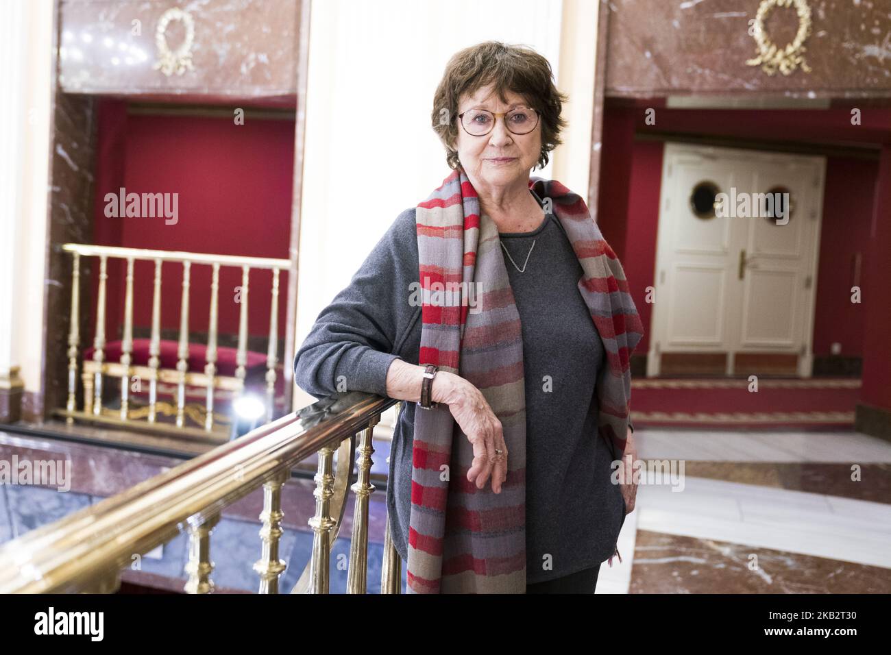 the actress Julieta Serrano poses during the session of portraits in ...
