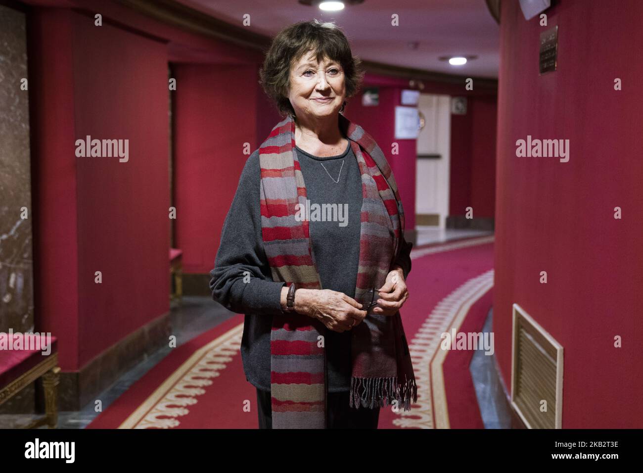 the actress Julieta Serrano poses during the session of portraits in ...