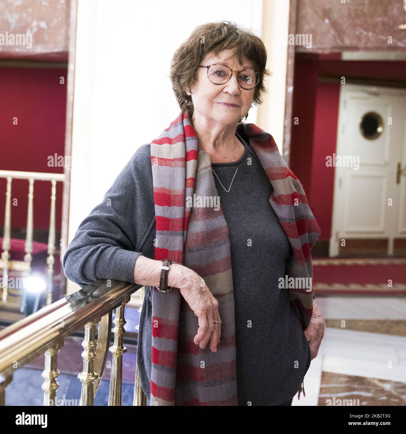 the actress Julieta Serrano poses during the session of portraits in ...