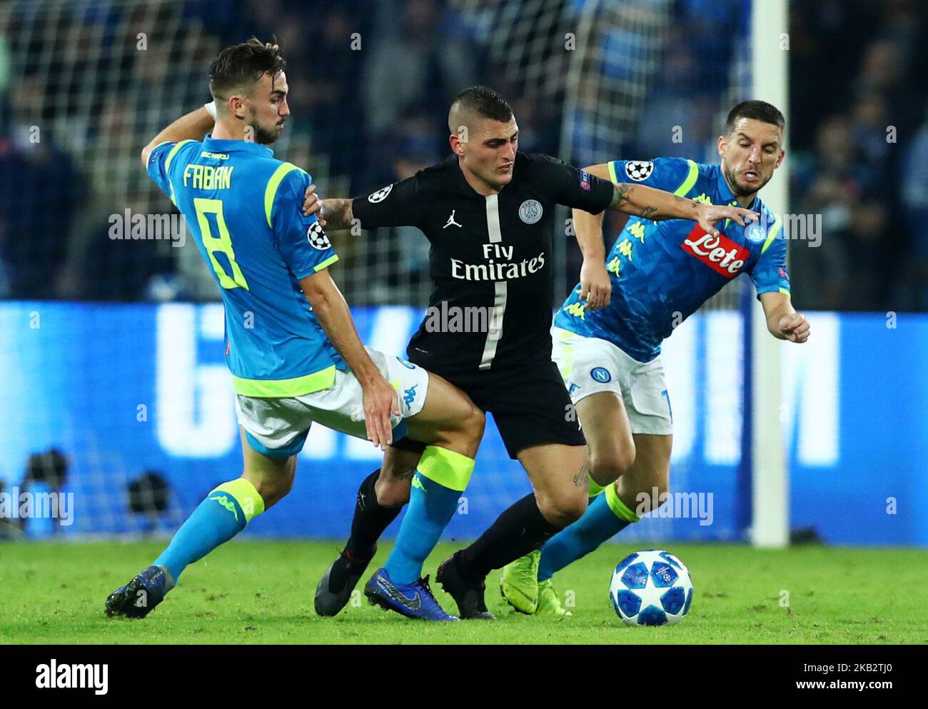SSC Napoli - Paris Saint-Germain : UEFA Champions League Group C Marco ...
