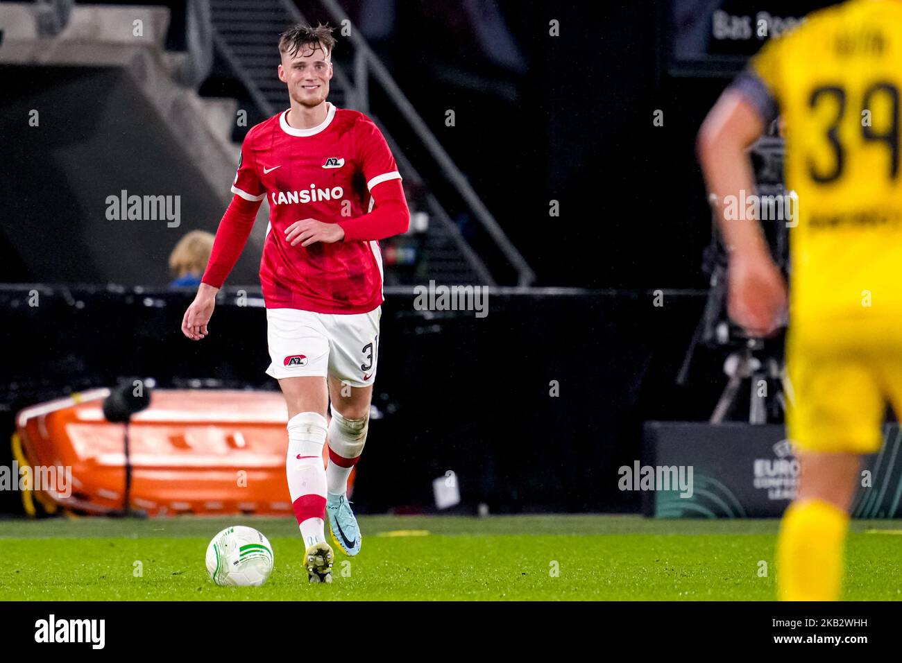 ALKMAAR, NETHERLANDS - NOVEMBER 3: Sam Beukema of AZ Alkmaar during the ...