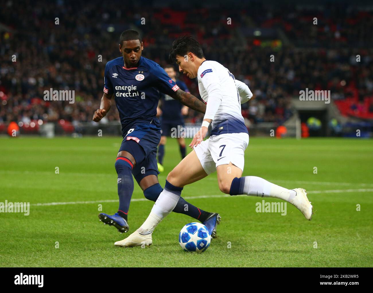 Tottenham Hotspur's Son Heung-Min during Champion League Group B ...