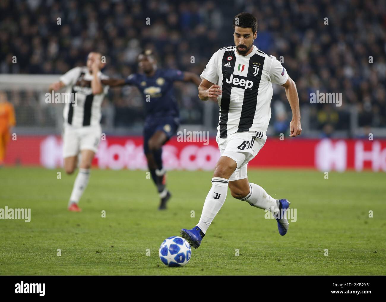 Sami Khedira during Champions League match between Juventus v ...