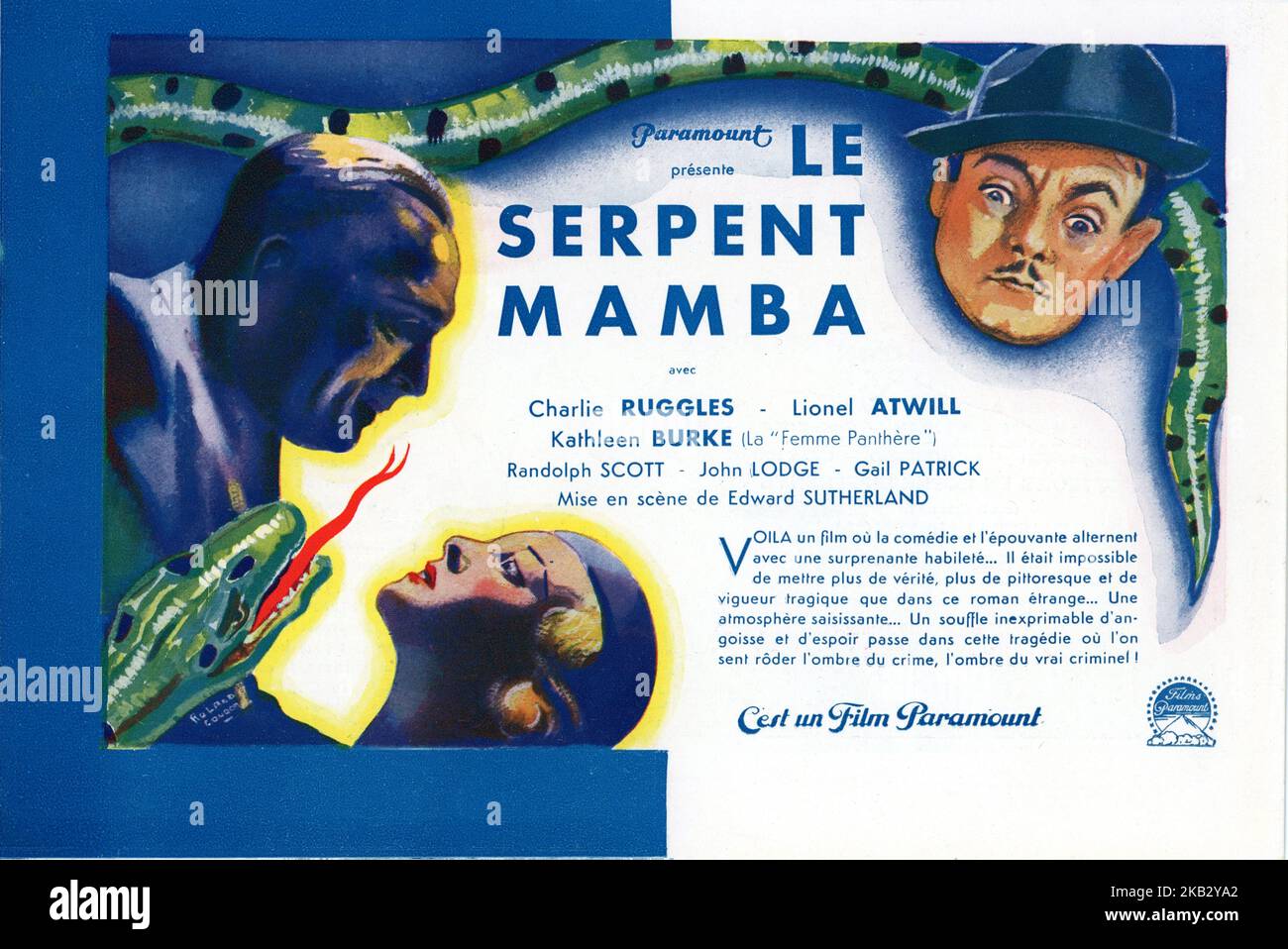 French Promotional Artwork by ROLAND COUDON for CHARLIE RUGGLES LIONEL ...