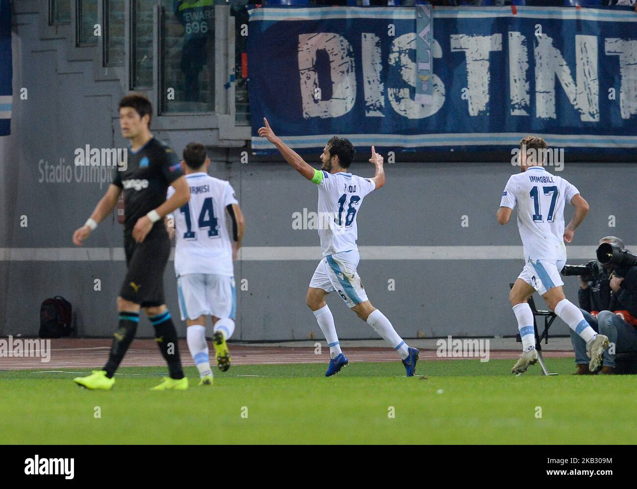 Marco parolo celebrates hi-res stock photography and images - Alamy