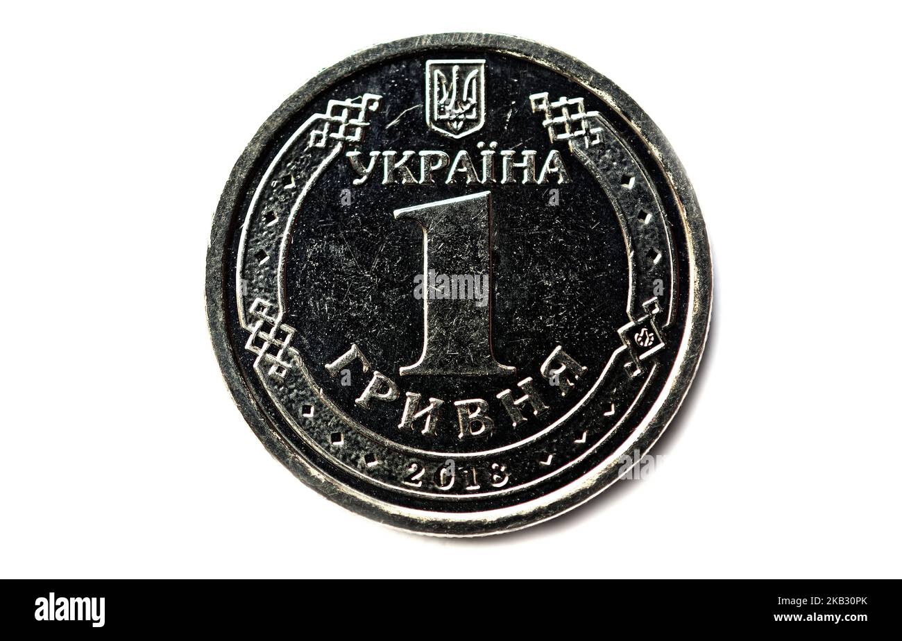 1 hryvnia coin hi-res stock photography and images - Alamy