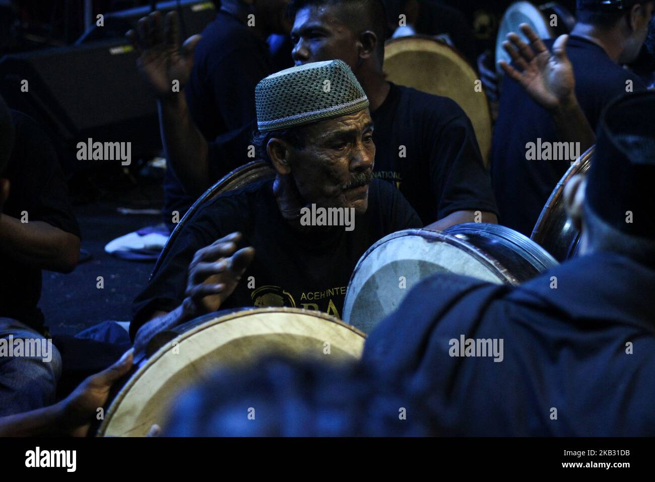 The Acehnese performed "Rapa'i Uroh" at the the Aceh International Rapa ...