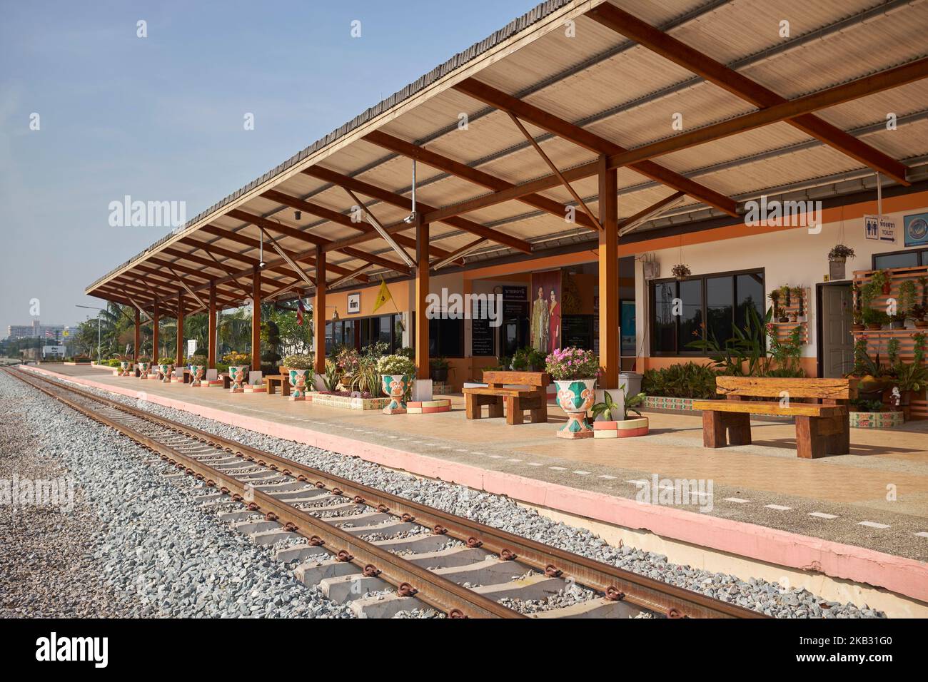Pattaya Railway Station Pattaya Thailand Stock Photo - Alamy