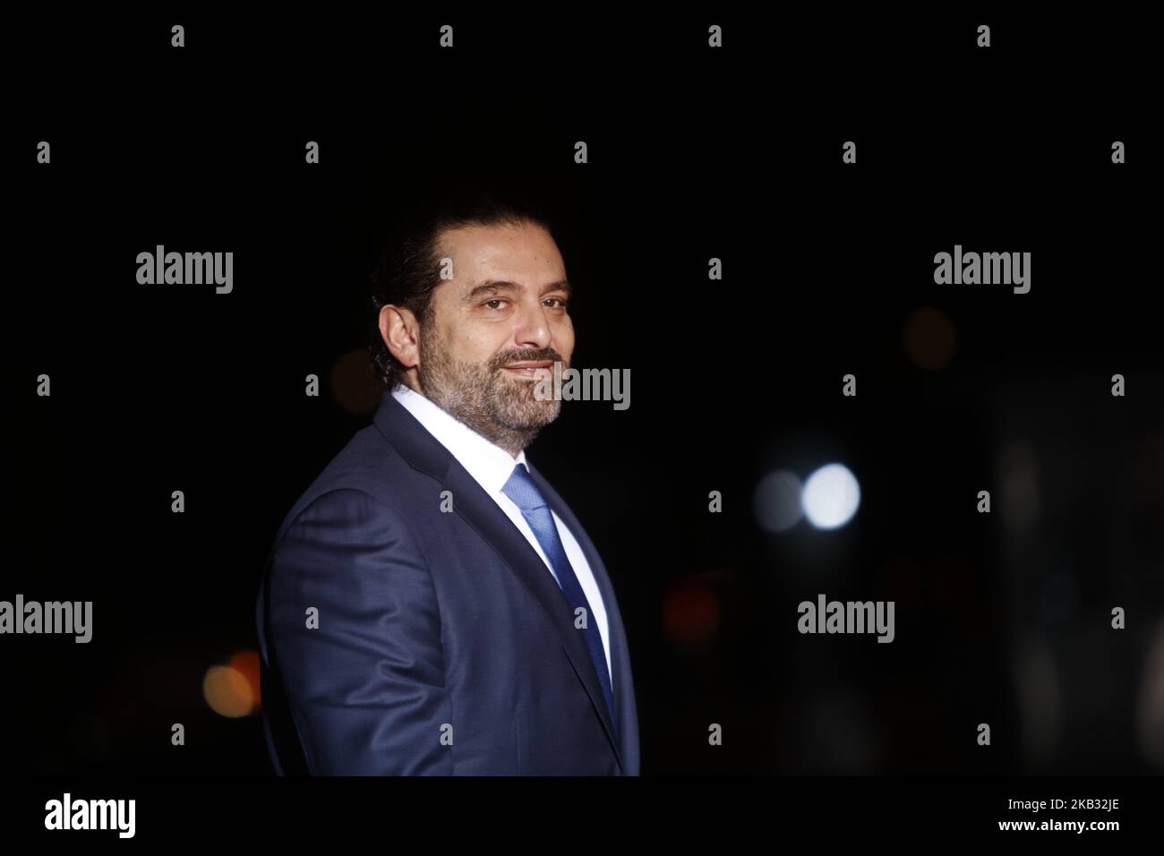 Lebanon's Prime Minister Saad Hariri attends a state diner and a visit ...