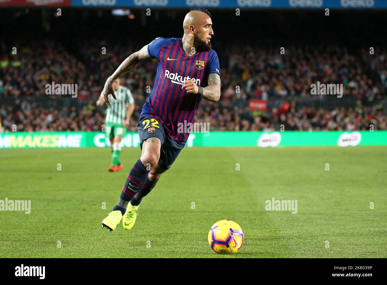Arturo Vidal during the match between FC Barcelona and Real Betis ...