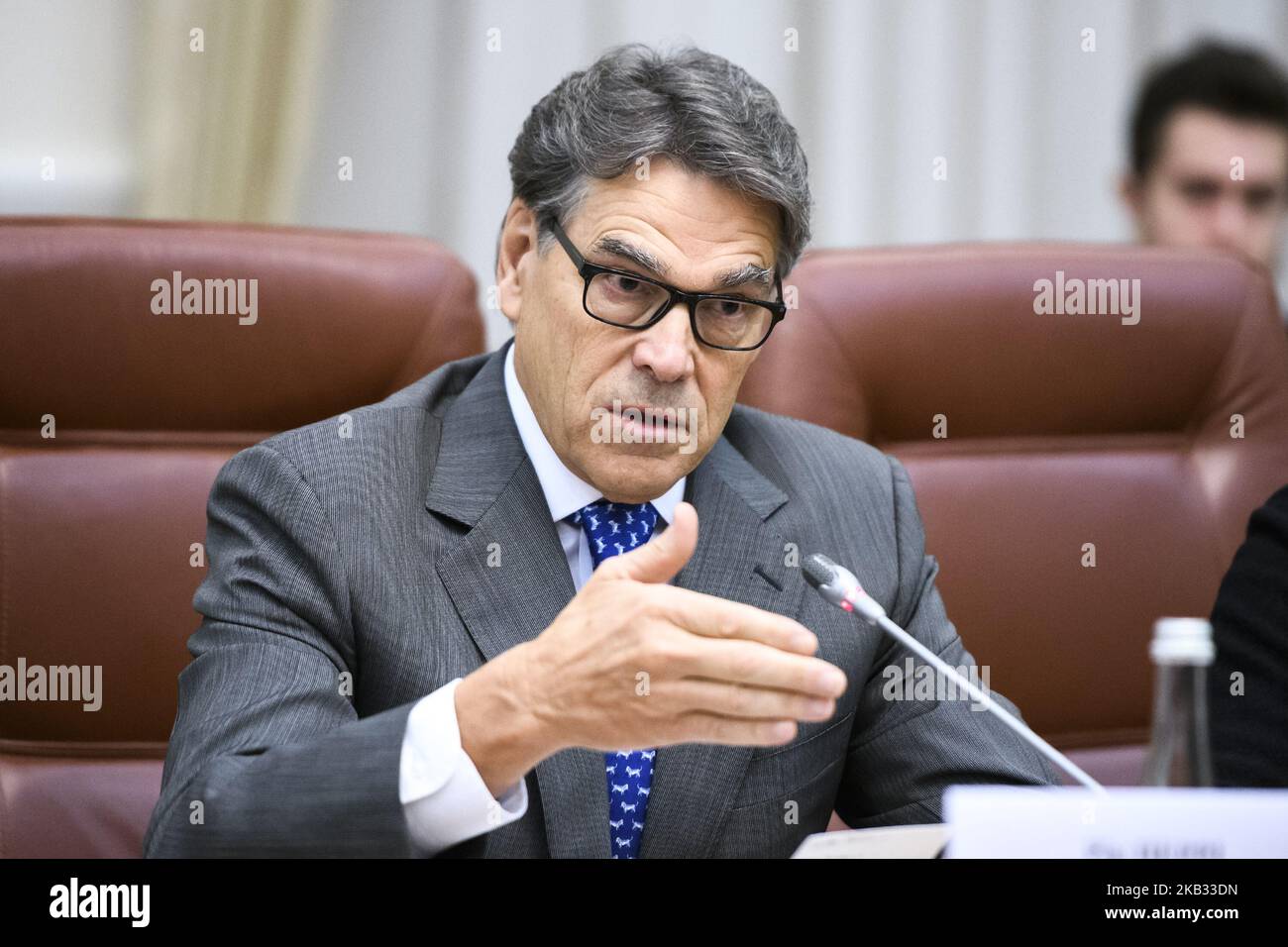 U.S. Energy Secretary Rick Perry during a meeting with Prime Minister ...
