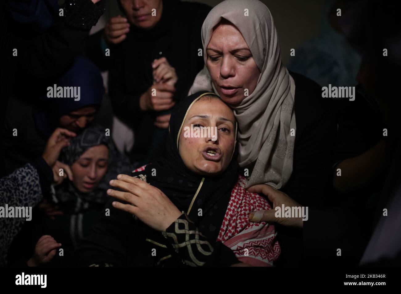 Relative of Palestinian militant Mohammed Al Taatri, who was killed in ...