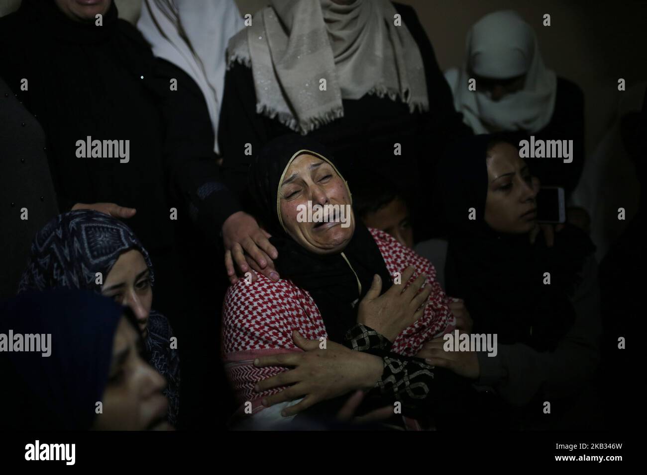 Relative of Palestinian militant Mohammed Al Taatri, who was killed in ...