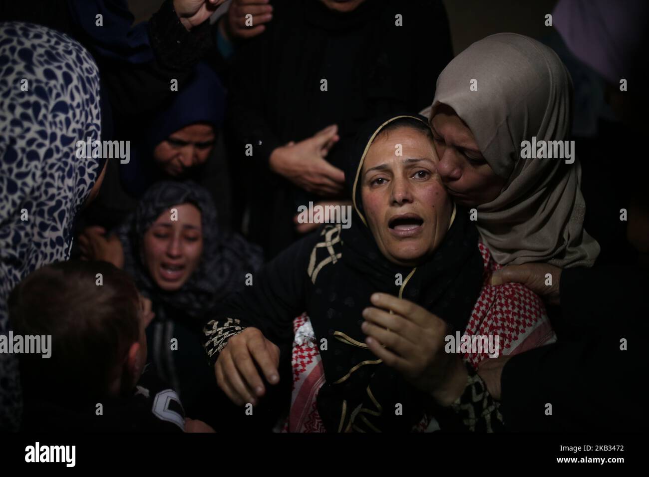 Relative of Palestinian militant Mohammed Al Taatri, who was killed in ...