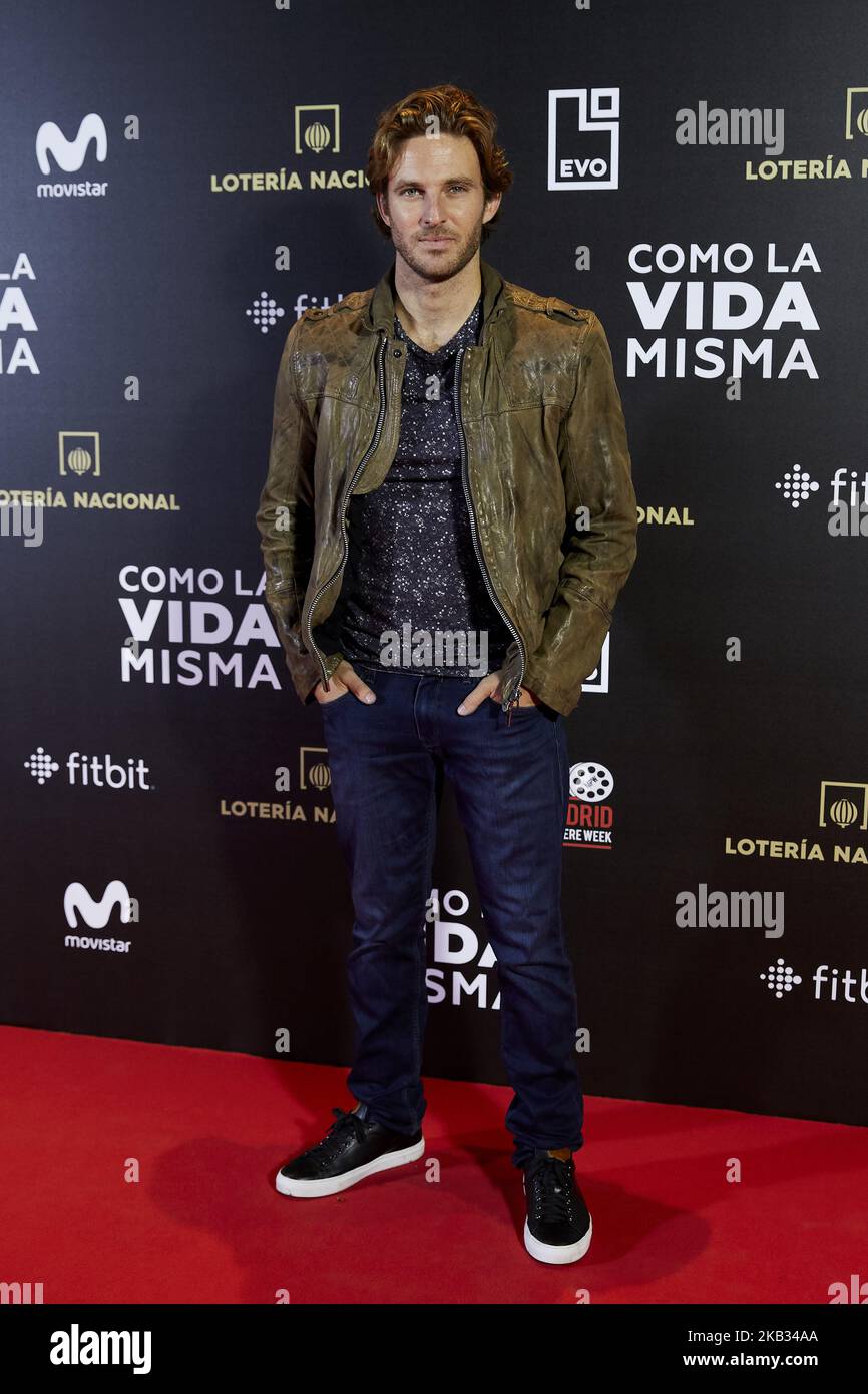 Alex Hafner attends to 'Como la Vida Misma' film premiere during the ...