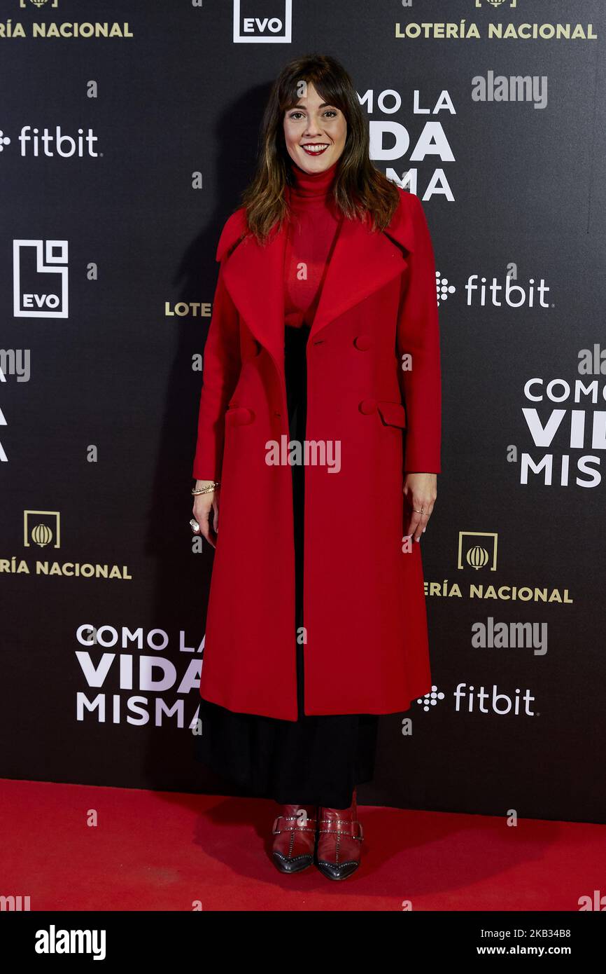 Eva Ugarte attends to 'Como la Vida Misma' film premiere during the ...