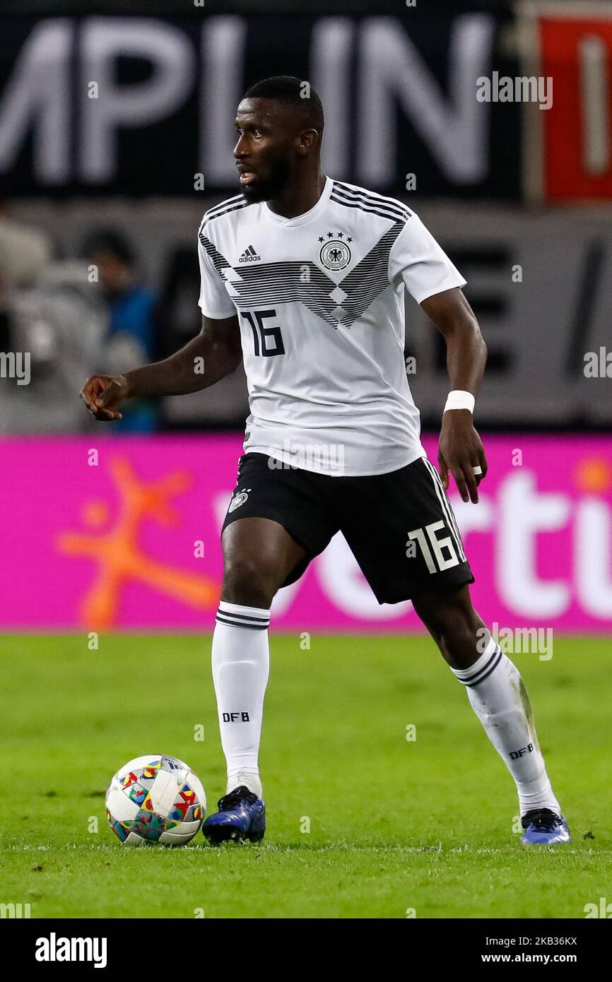 Antonio Rudiger of Germany in action during the international friendly ...