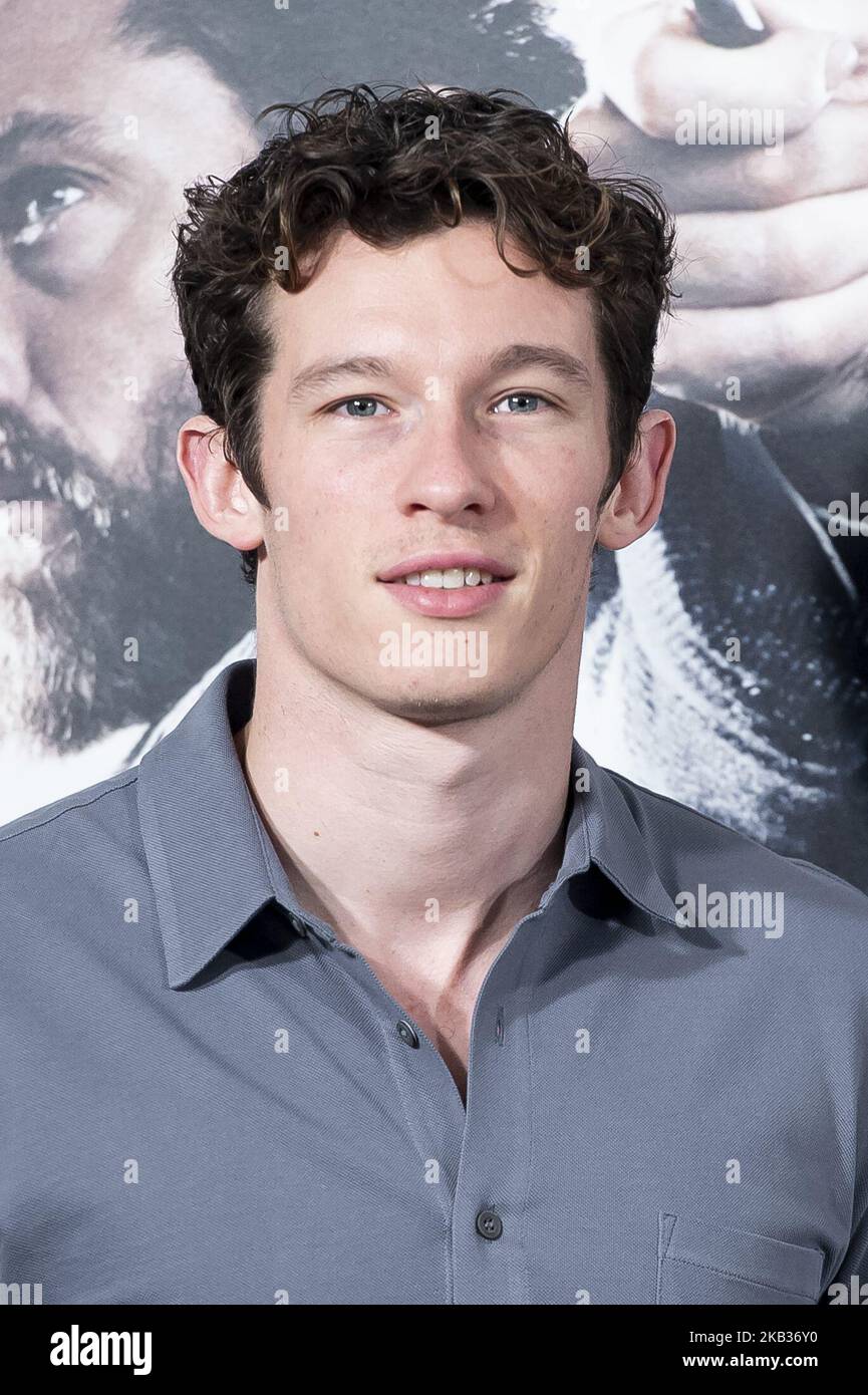English actor Callum Turner attends to presentation of film 'Fantastic ...