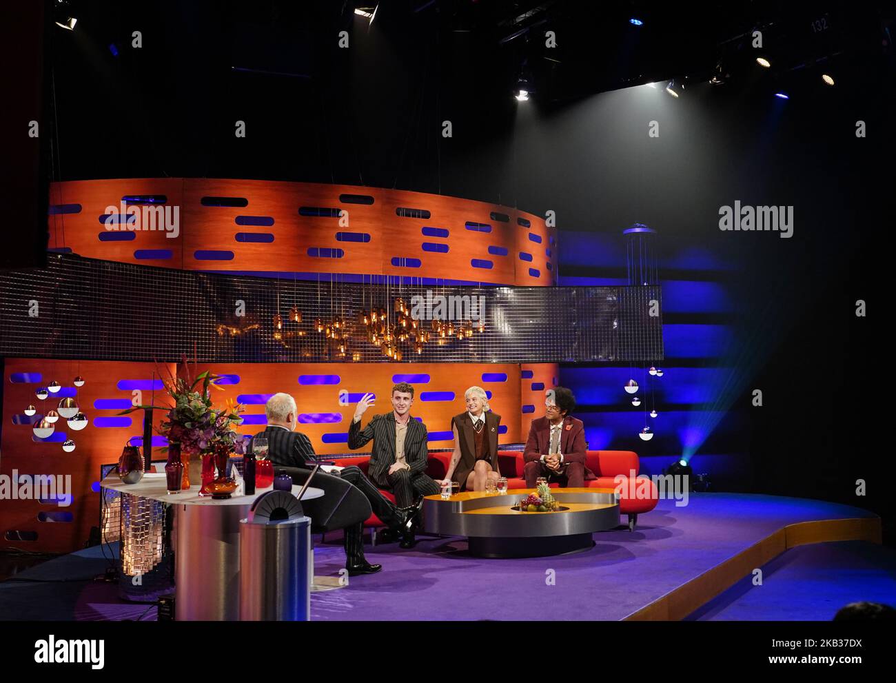 EDITORIAL USE ONLY Graham Norton, Paul Mescal, Emma Corrin and Richard ...