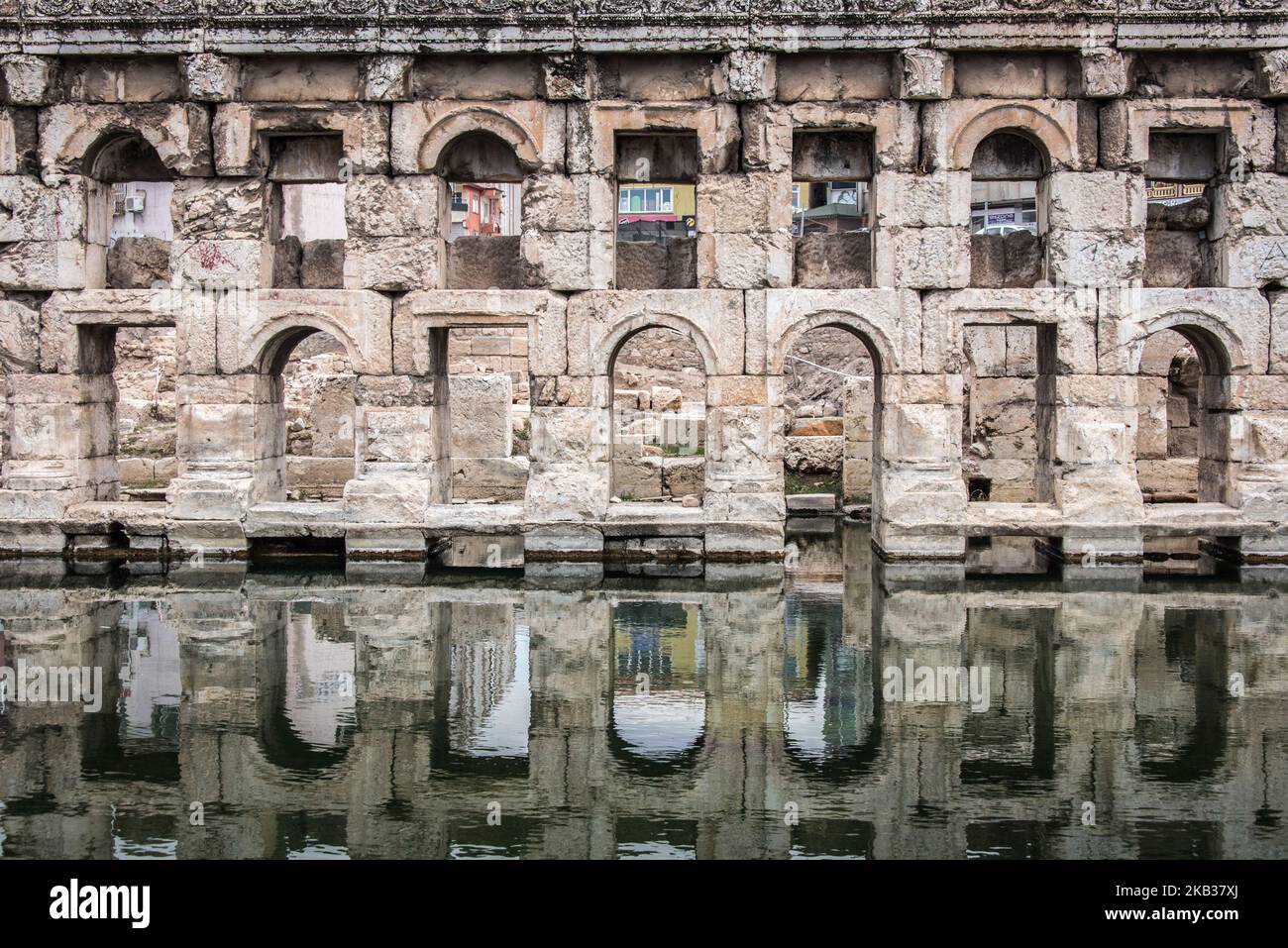 On 10 November 2018, the 2000-year-old Roman bath “Basilica Therma”, in ...