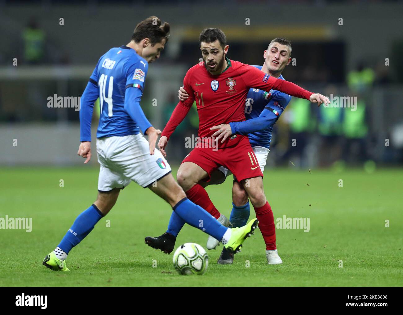 Italy v Portugal - UEFA Nations League League A Bernardo Silva of ...