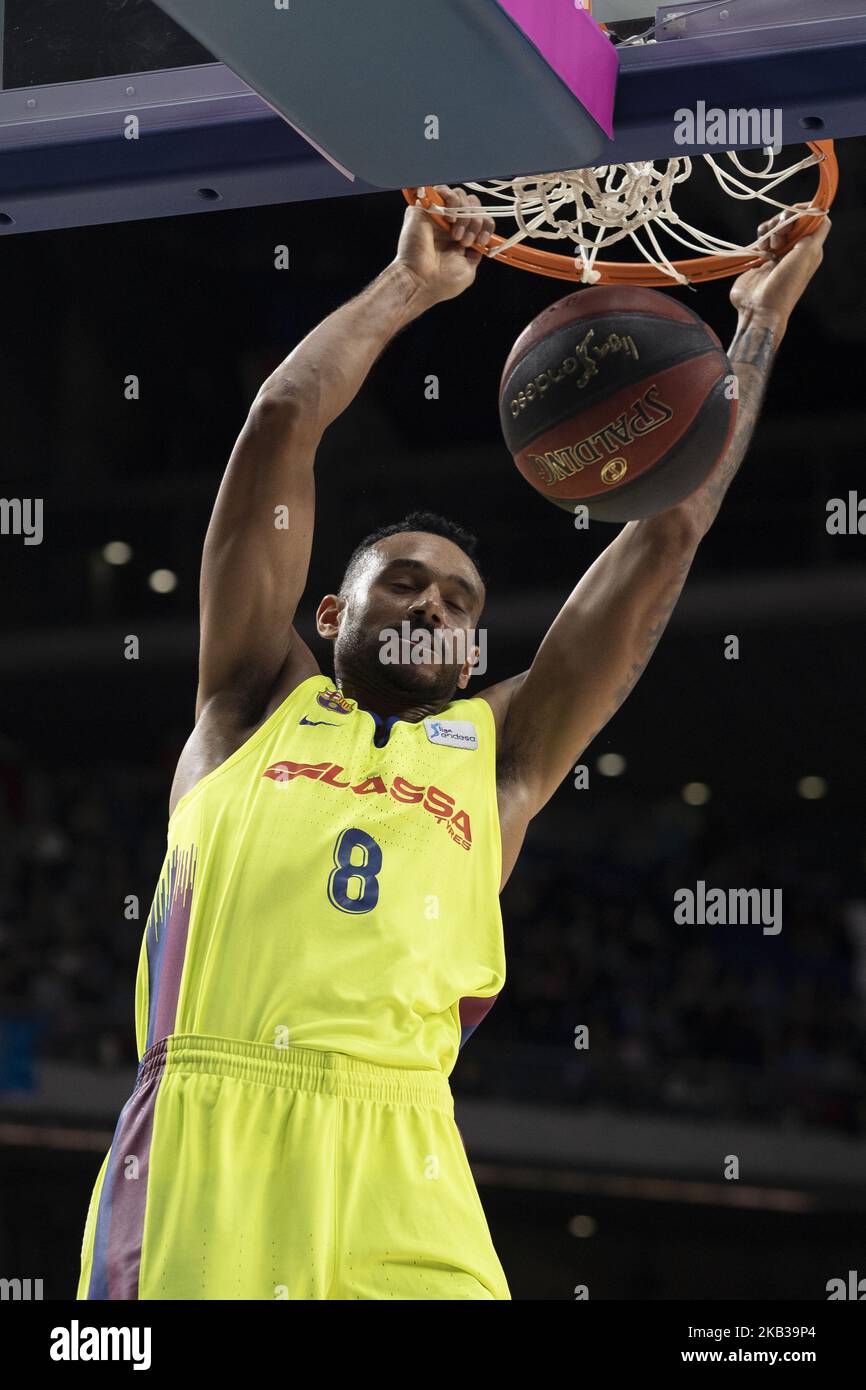 Adam Hanga of Barca Lassa during their Liga ACB Endesa basketball ...