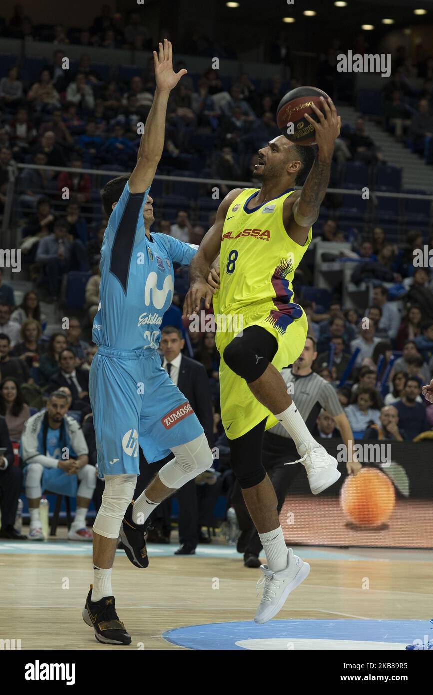 Adam Hanga of Barca Lassa during their Liga ACB Endesa basketball ...