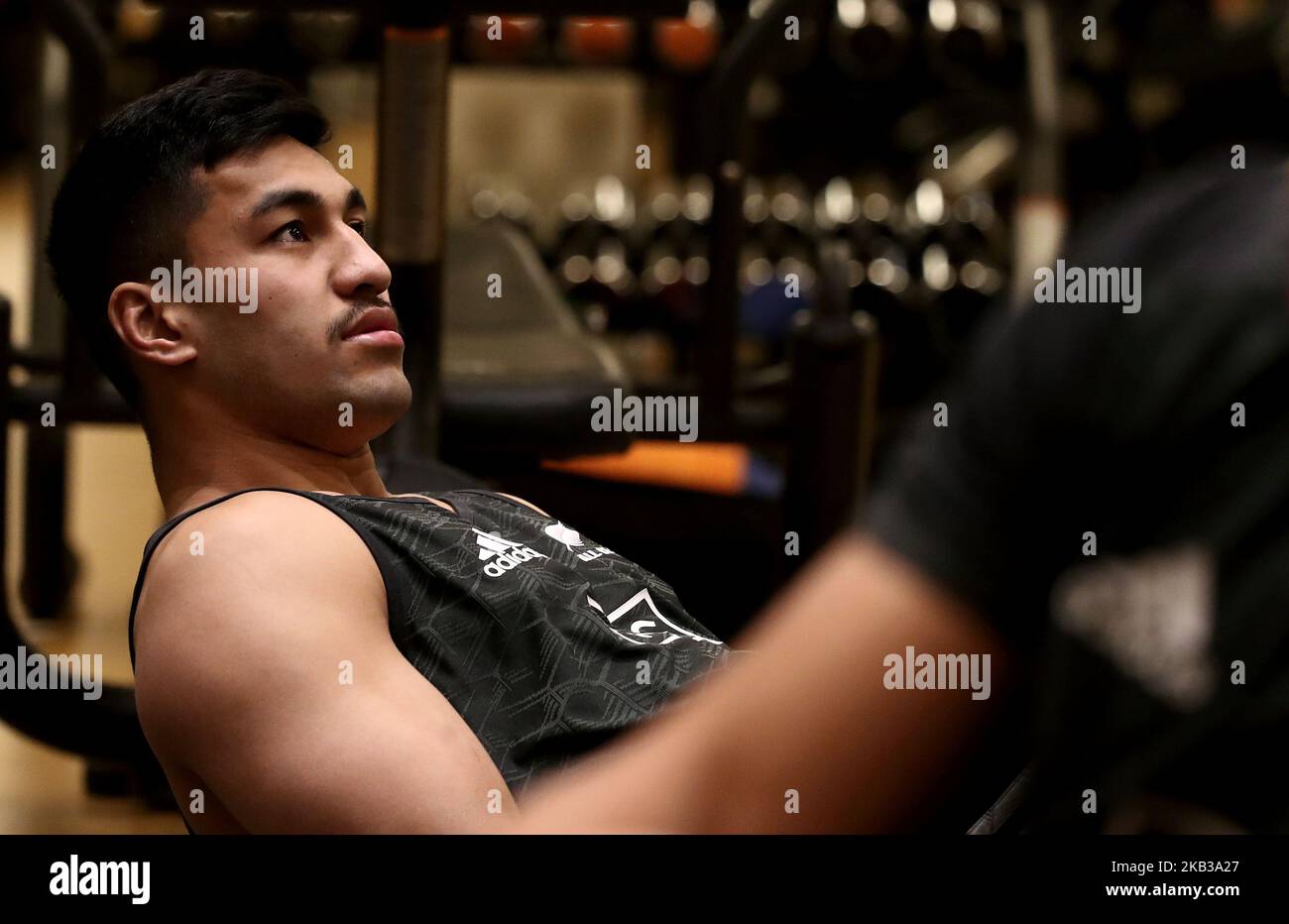 Rugby All Blacks training at gym - Vista Norther Tour Rieko Ioane at ...