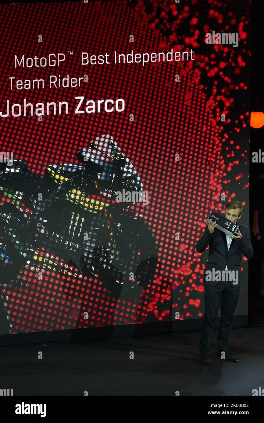 Best MotoGP class Independet Team Rider to Johann Zarco (5) of France ...