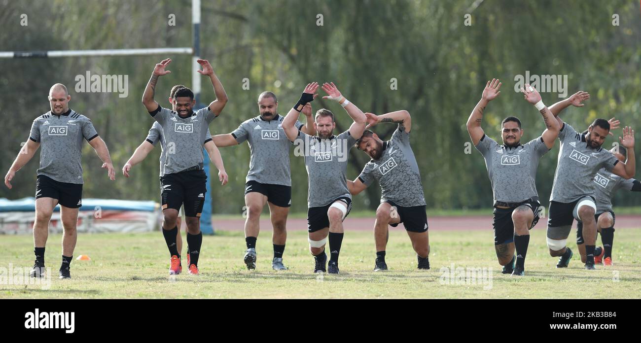 Rugby All Blacks training - Vista Norther Tour Captain Kieran Read with ...