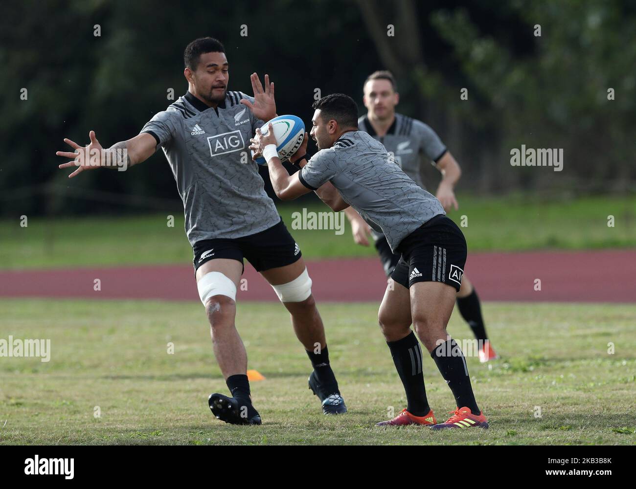 Rugby All Blacks training - Vista Norther Tour Team training at ...