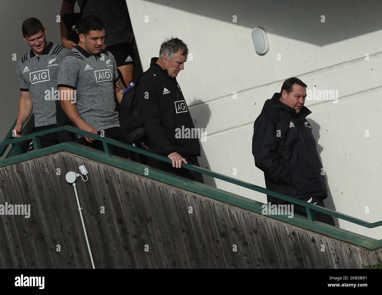 Rome rugby northern tour all blacks new zealand training train hi-res ...