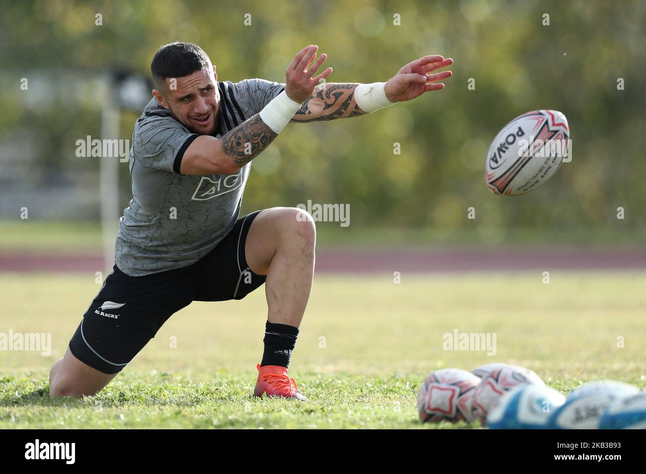 Rugby All Blacks training - Vista Norther Tour TJ Perenara at ...