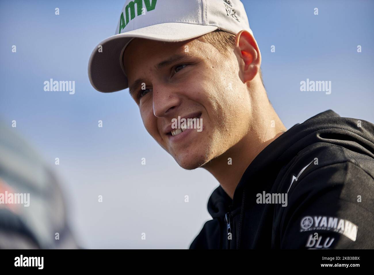 Motogp valencia rider motor test fabio quartararo hi-res stock ...