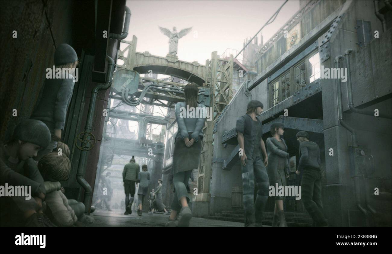 FINAL FANTASY VII: ADVENT CHILDREN, STREET SCENE, 2004 Stock Photo - Alamy